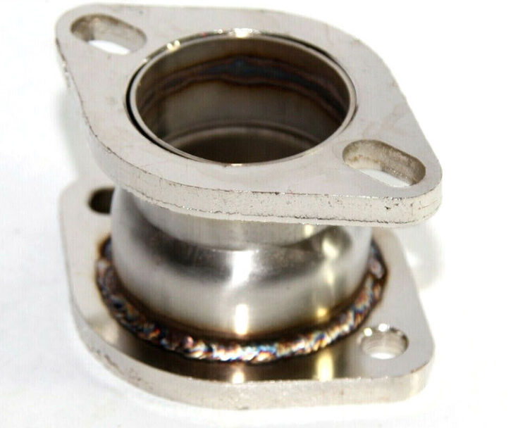2.5"to 3" 2-Bolt Catback Muffler Extension Adapter Straight Stainless ...